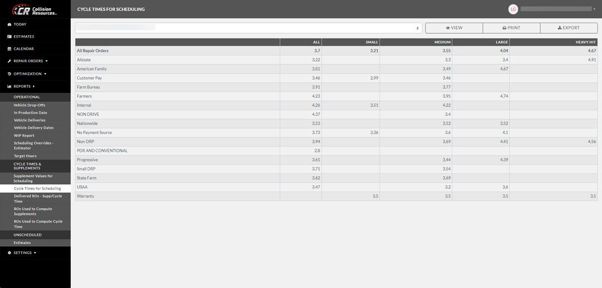 Auto Body Shop Scheduling Software - CR Auto Scheduler®