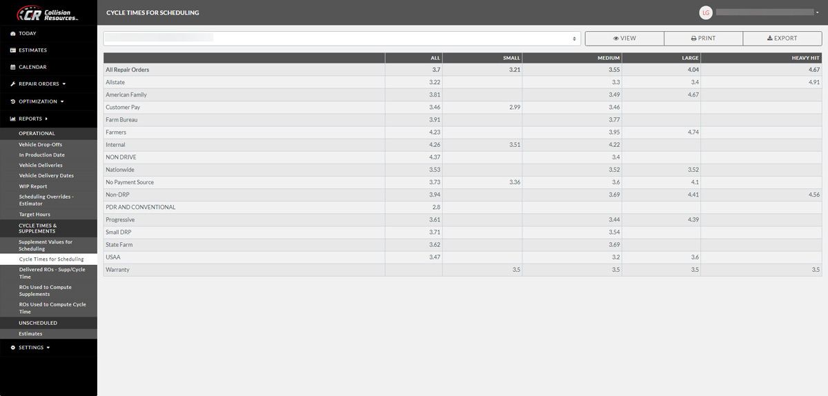Auto Body Shop Scheduling Software - CR Auto Scheduler®